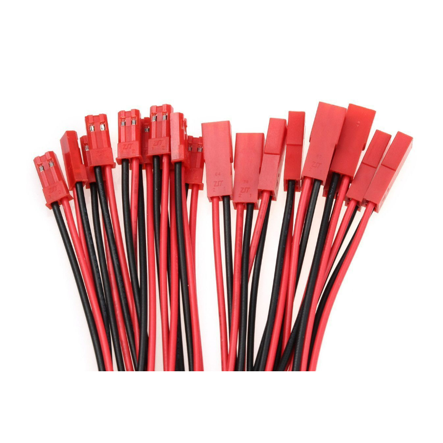 RED-BLACK Wire Connector Plug Cable - (10mm / 15mm / 20mm) | Shopee ...