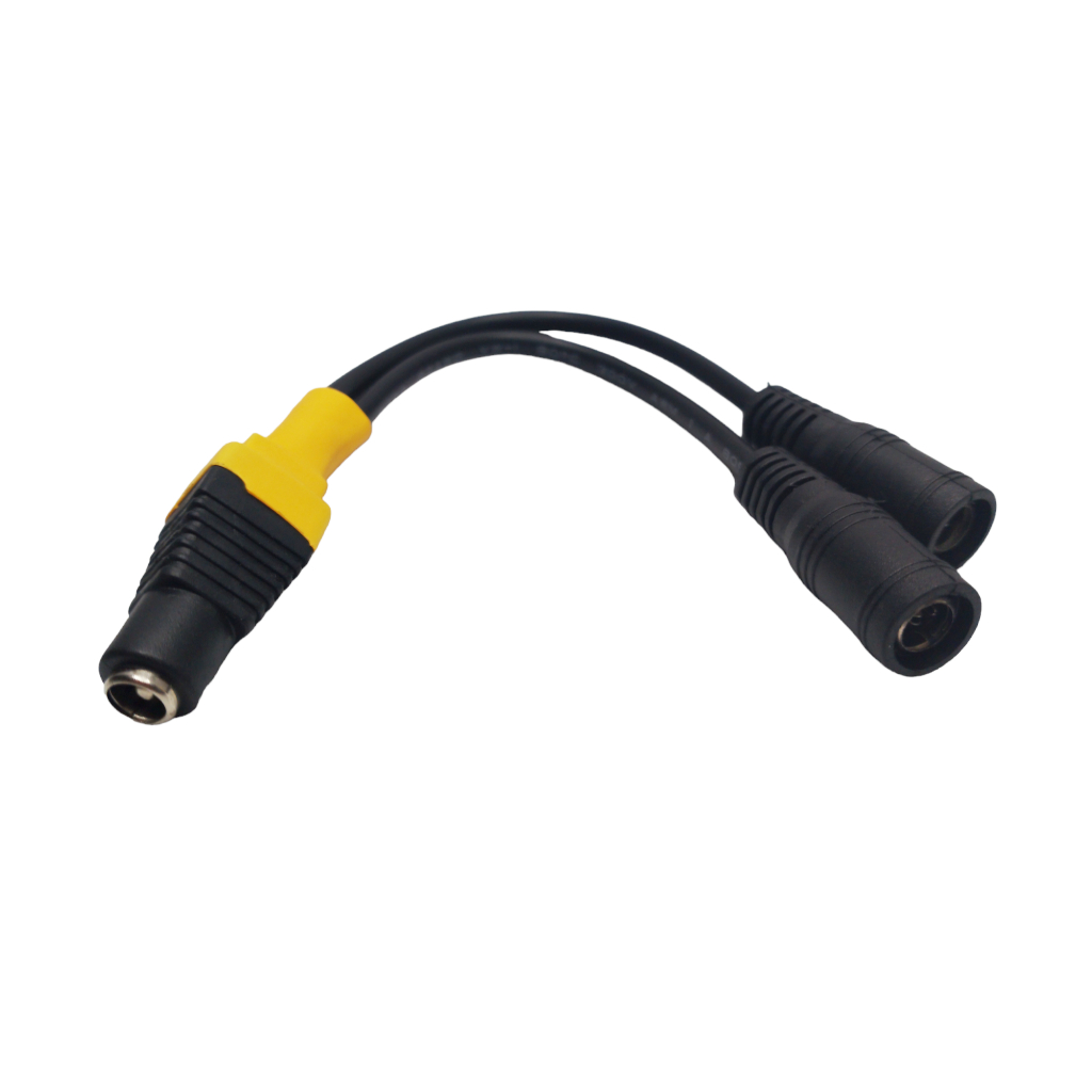 DIY ELECTRONICS DC FEMALE to 2-DC FEMALE Y SPLITTER 5.5x2.1mm, BEST FOR ...