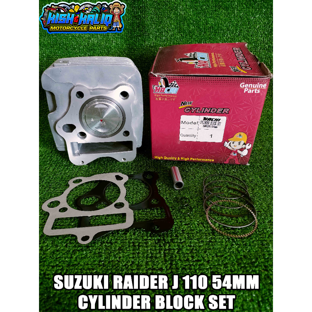 HACHI CYLINDER BLOCK SET FOR SUZUKI RAIDER J 110 54MM | Shopee Philippines