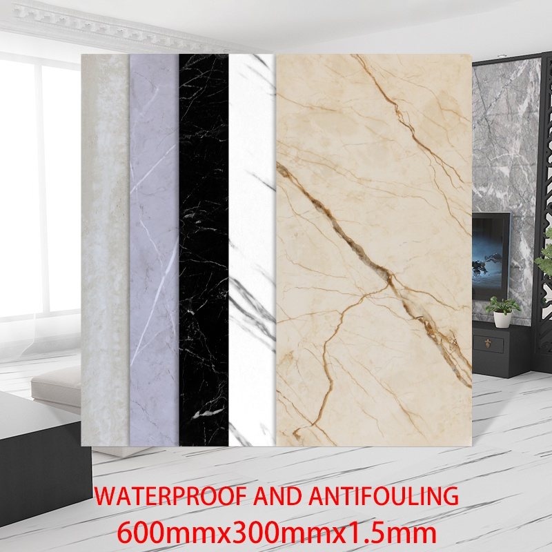 3D Marble Wallpaper Vinyl Kitchen Tabletop Cabinet Furniture Wallpaper ...