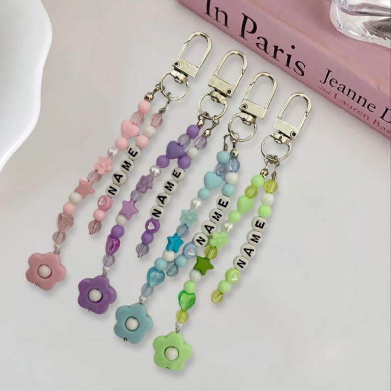PERSONALIZED Keychain Pastel Color Aesthetic | Shopee Philippines