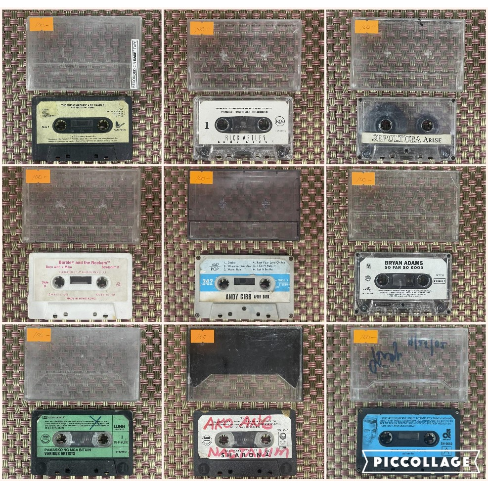 ASSORTED VINTAGE CASSETTE TAPES WITHOUT INLAY - CAT STEVENS, BARRY ...