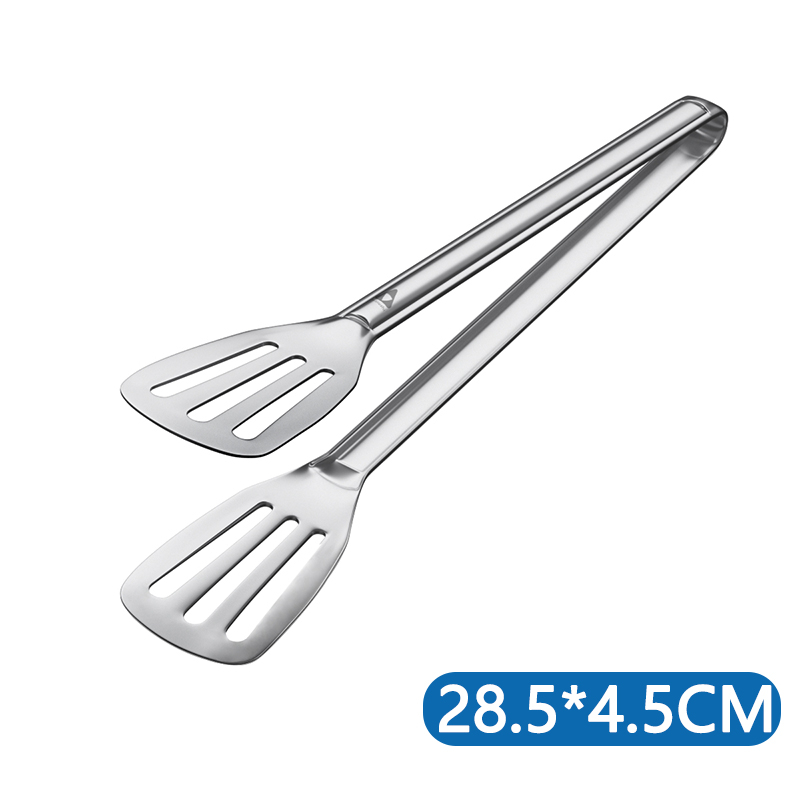 Nipiin Food Tongs 304 Stainless Steel Bread Tong Steak Tong Frying ...