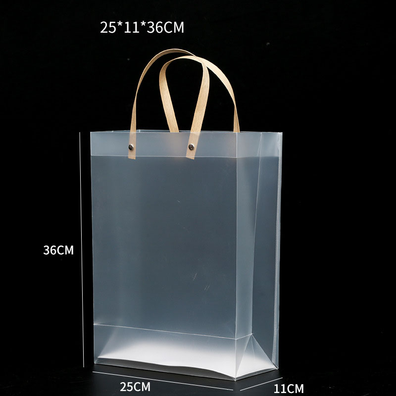 Frosted Plastic PVC Transparent Bags Souvenir Tote Bag | Shopee Philippines