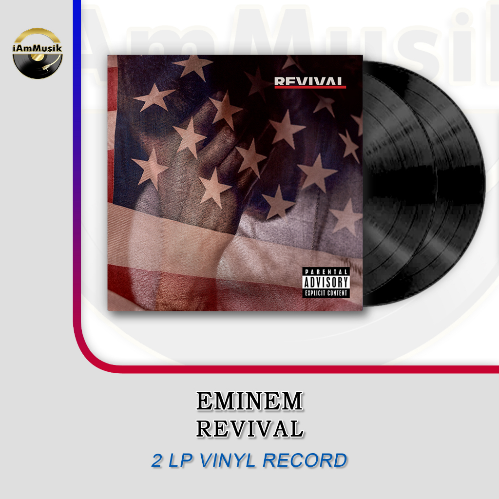 [SEALED] EMINEM REVIVAL ALBUM 2 LP VINYL RECORDS FEAT ED SHEERAN ...