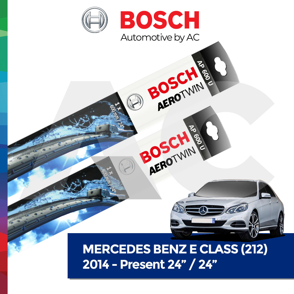 BOSCH AEROTWIN PLUS FLATBLADES WIPER SET FOR MERCEDES BENZ E CLASS (212 ...