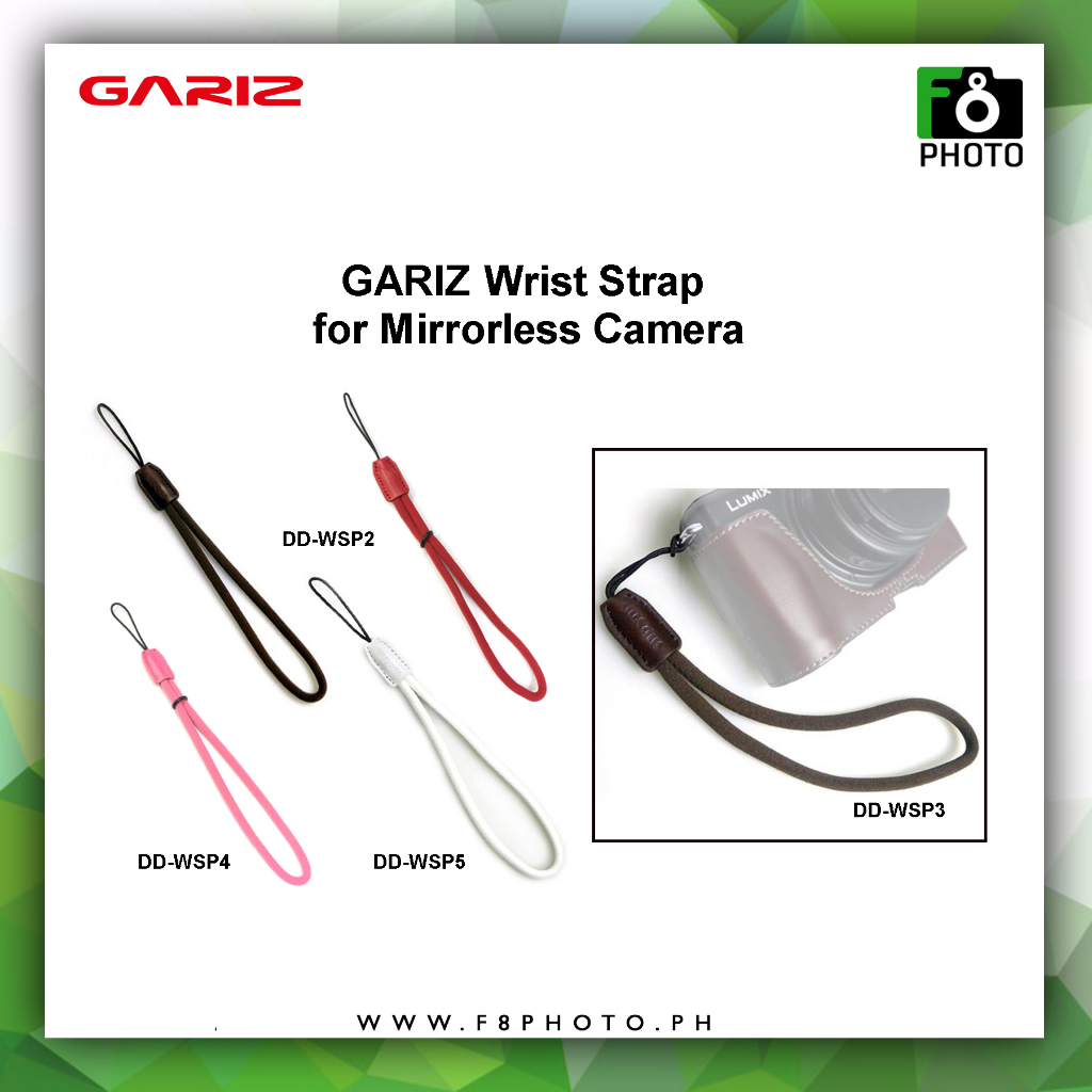Gariz Camera Wrist Strap Leather and Wool | Shopee Philippines