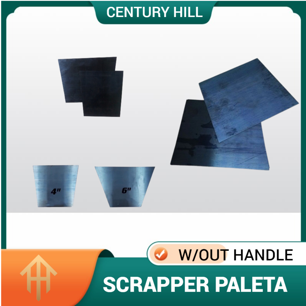 SCRAPER PALETA W/OUT HANDLE PUTTY KNIFE PAINT PER PAIR ( 4" AND 6 ...