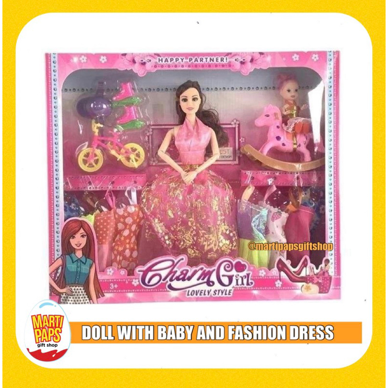 DOLL SET FASHION TOYS FOR GIRLS | Shopee Philippines