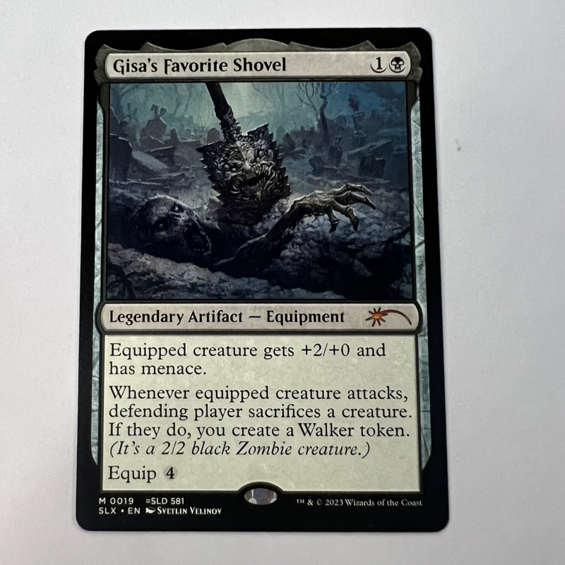 GISA’S FAVORITE SHOVEL | SLX | ARTIFACT EQUIPMENT | BLACK | MTG MAGIC ...