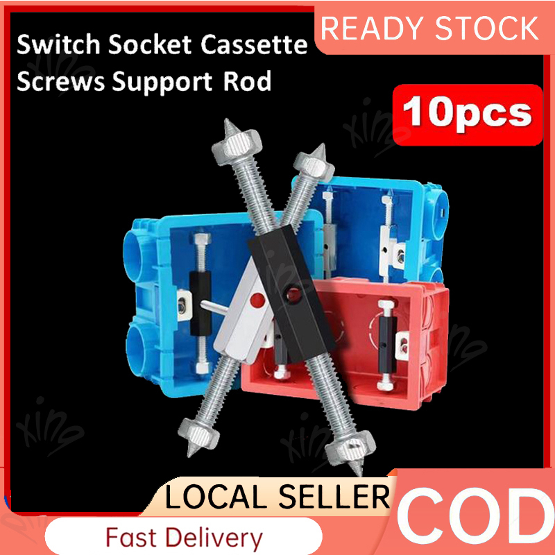10pcs Switch Socket Cassette Screws Support Rod Switch Box Repair ...