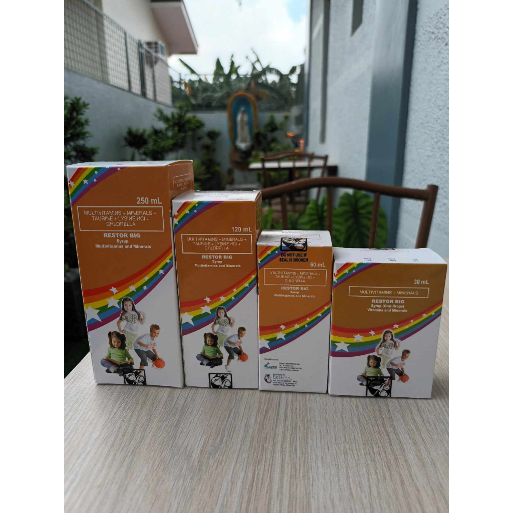 Restor Big Syrup and Drops | Shopee Philippines