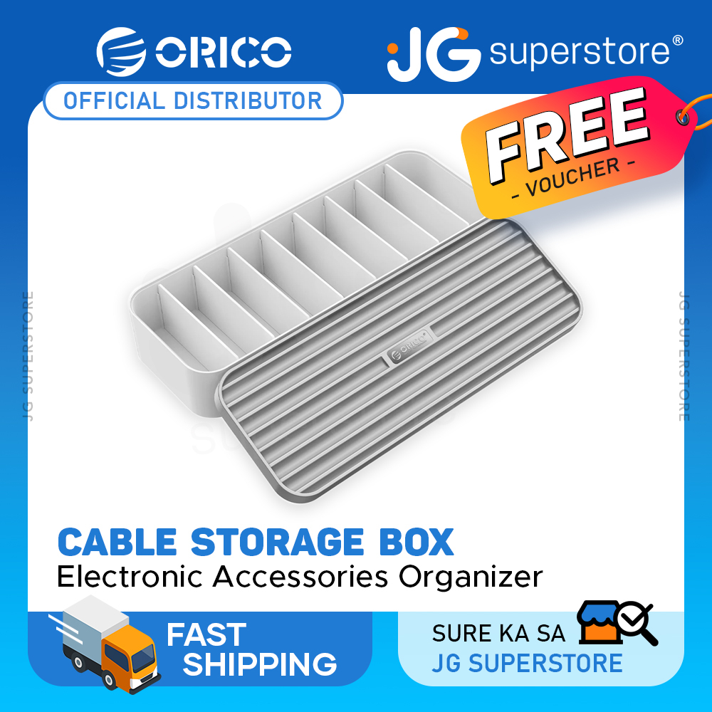 ORICO Data Charging Cable Storage Box Electronic Accessories Organizer ...