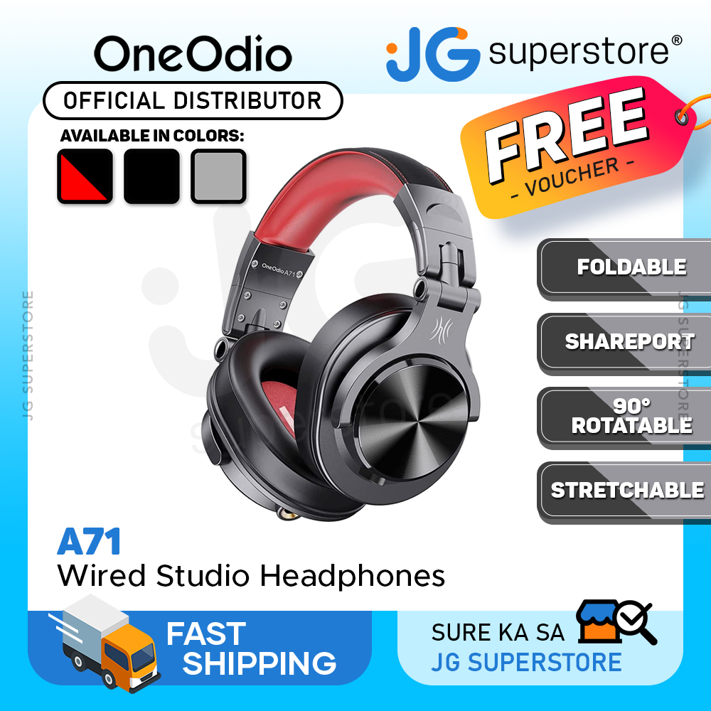 OneOdio A71 Wired Over Ear Headphones, Studio Headphones with Shareport ...