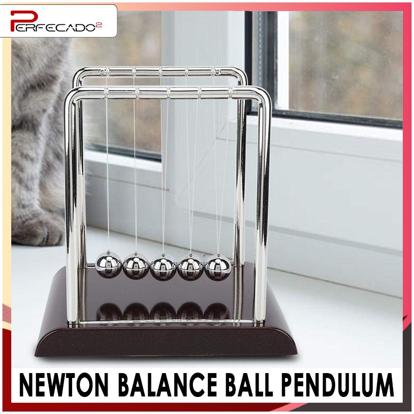 Cradle Steel Newton's Balance Ball Physics Science Mini Pendulum ...