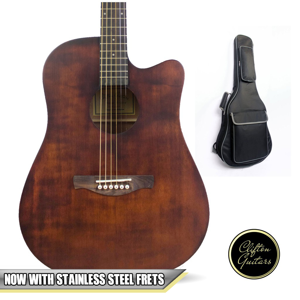 Clifton A Series A2 Solid Spruce Top Dreadnought Guitar "No Frills ...