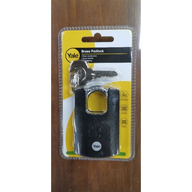 Yale Solid Brass Body Padlock Y121/40/125/1 (40mm) | Shopee Philippines