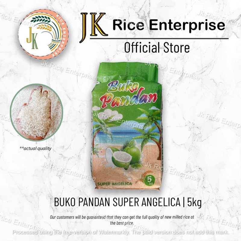 BUKO PANDAN SUPER ANGELICA RICE 5KG | Shopee Philippines