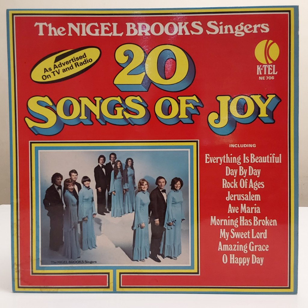 The Nigel Brooks Singers – 20 Songs Of Joy (LP Vinyl Record/Pop ...