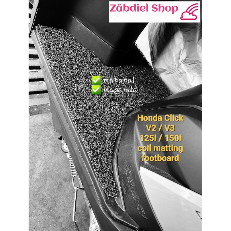 Honda Click v2/V3/v4 125i and 150i Foot Board Thailand Noodle Coil ...