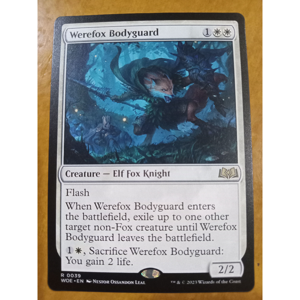 MTG Werefox Bodyguard Rare Wilds of Eldraine Magic: the Gathering ...
