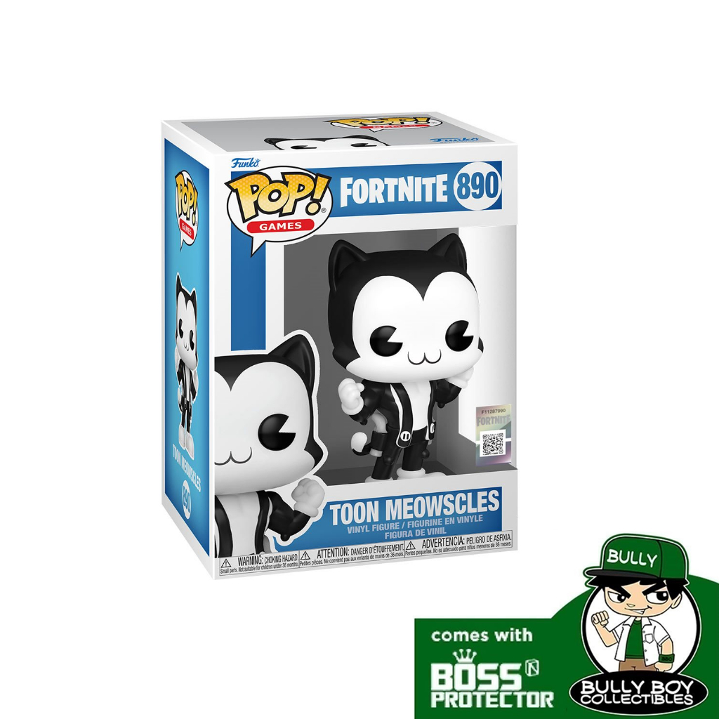 Funko POP - Games - Fortnite Toon Meowcles 890 With Boss Protector ...