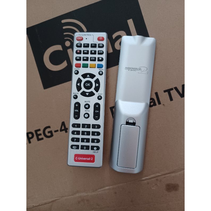 CIGNAL UNIVERSAL REMOTE PWEDE SA LAHAT NG CIGNAL AT FREE battery ...