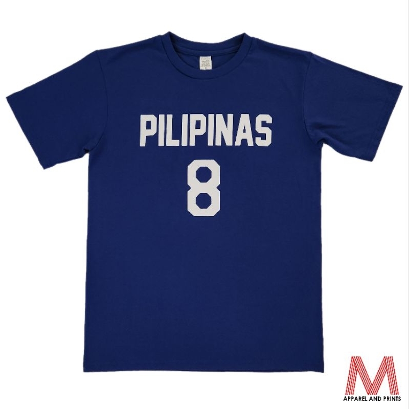 Gilas Pilipinas #8 Scottie Thompson T-Shirt | Shopee Philippines