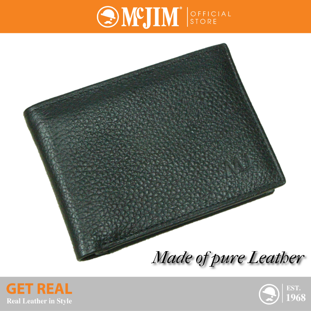 MJ by McJim Leather Billfold Wallet | Shopee Philippines
