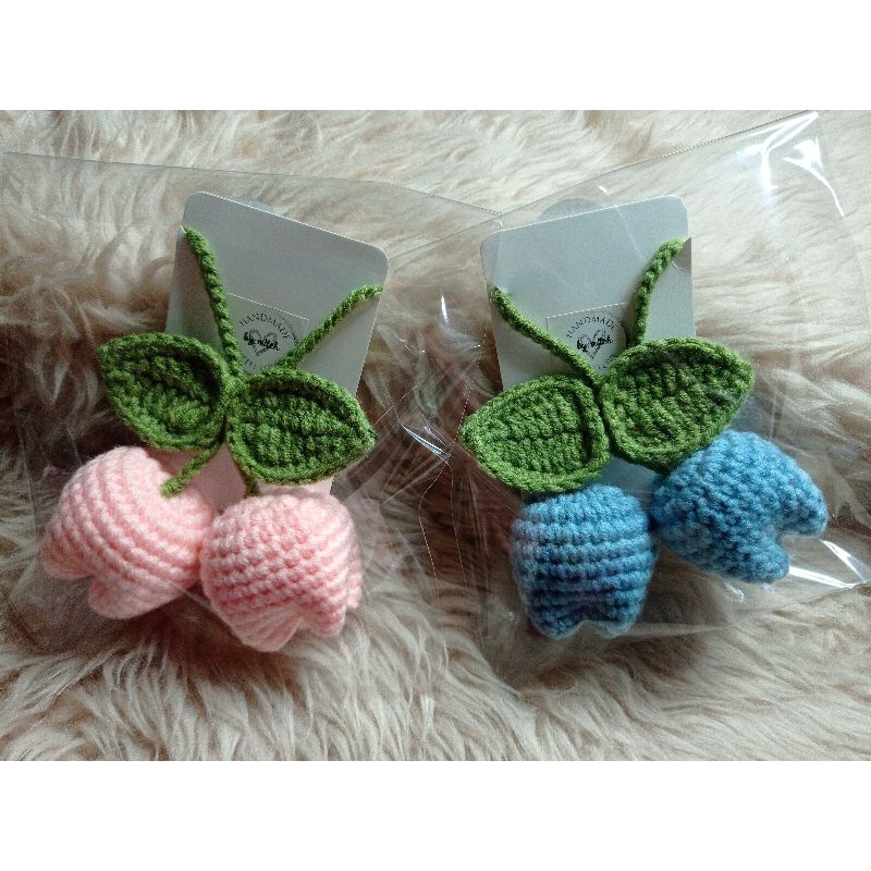 Mitch tulips crochet bag charm | Shopee Philippines