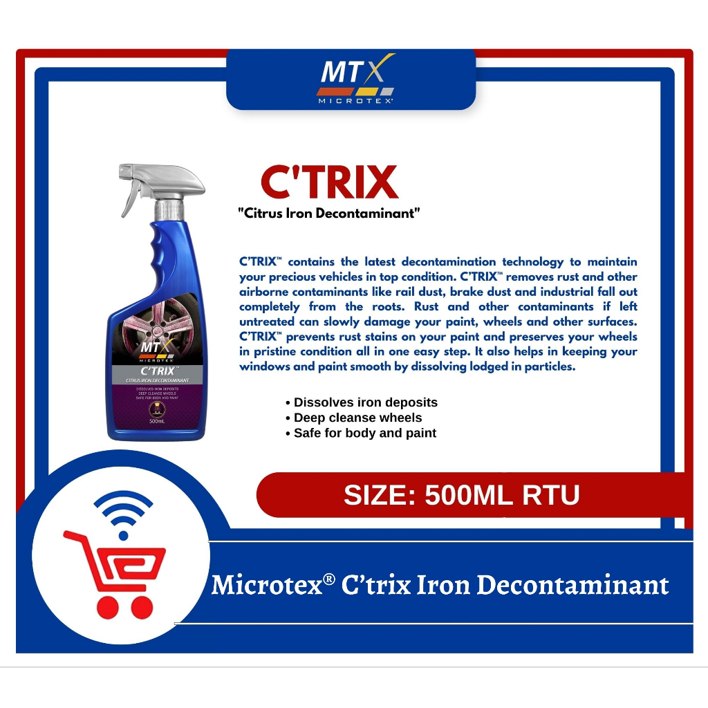 Microtex MTX C'Trix Citrus Iron Decontaminant (500ml) | Shopee Philippines