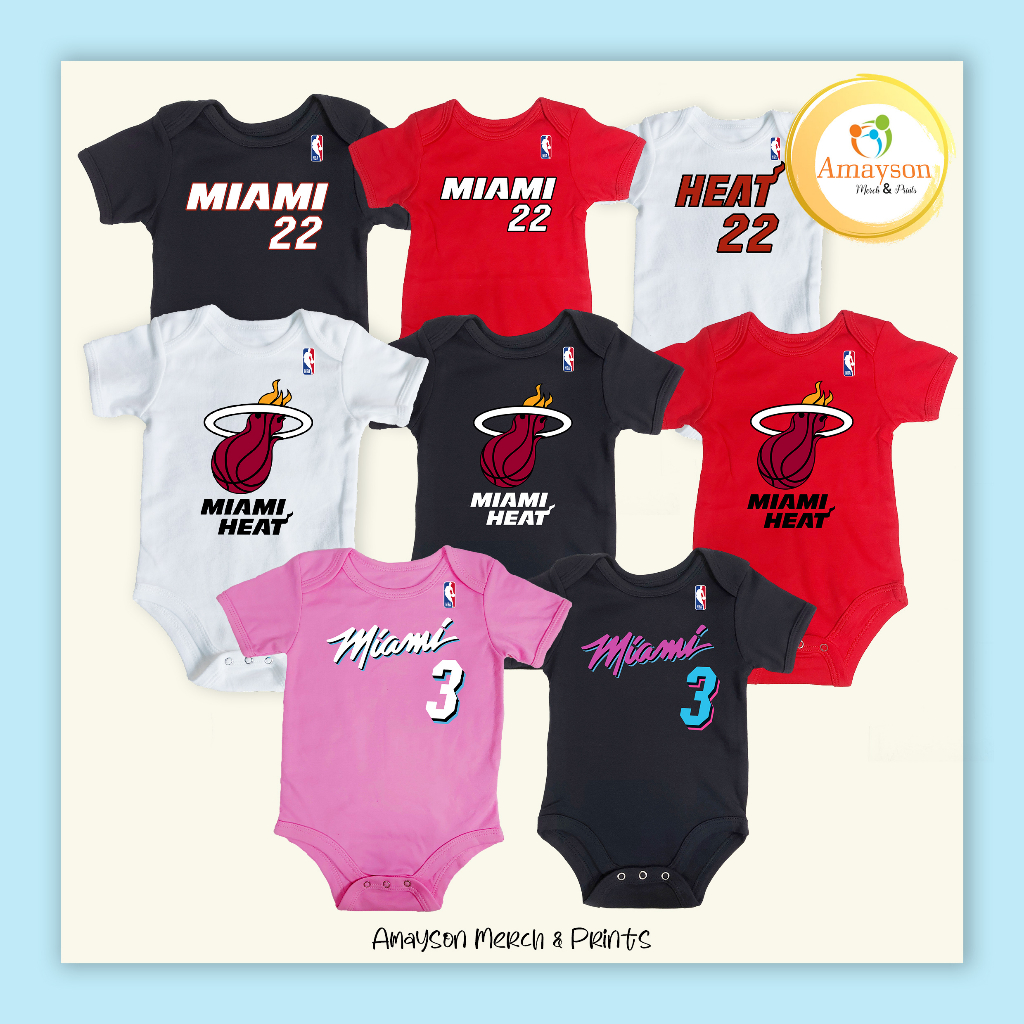 Amayson Basketball theme baby onesies - Miami | Shopee Philippines