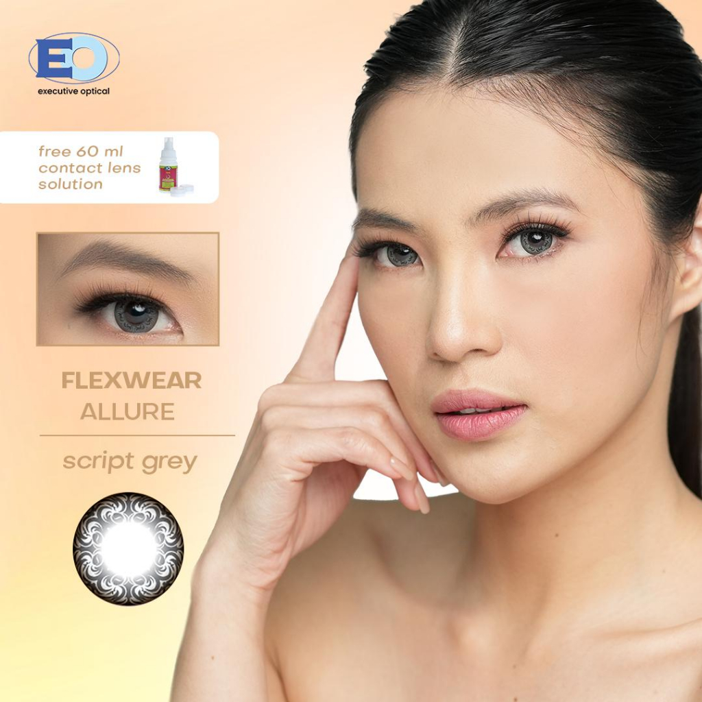 EO Flexwear Allure Colored Graded Contact Lens - Script Grey (1 Year ... EO Flexwear Allure Colored Graded Contact Lens - Script Grey (1 Year ...