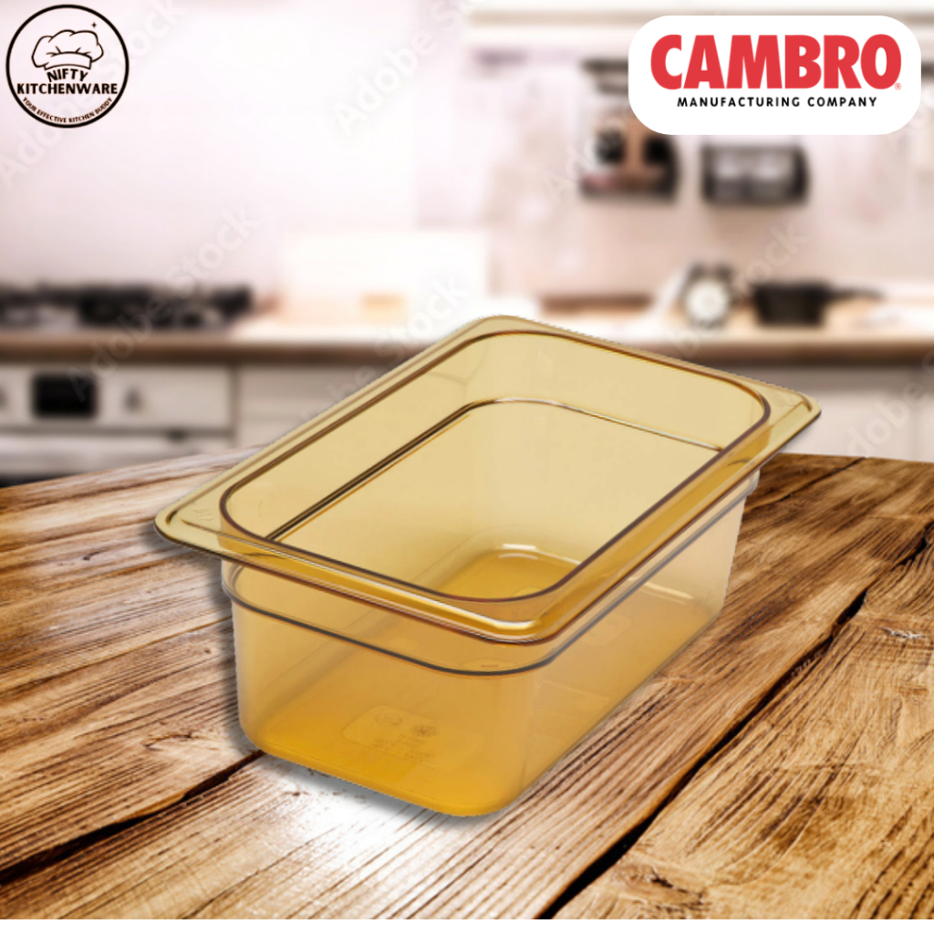 Cambro Light Amber Food Pan 1/4 x 4" Nifty | Shopee Philippines