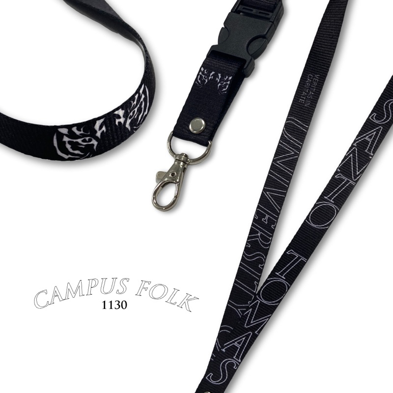 UST Lanyard - Black & White | LIMITED EDITION | Campus Folk | Shopee ...