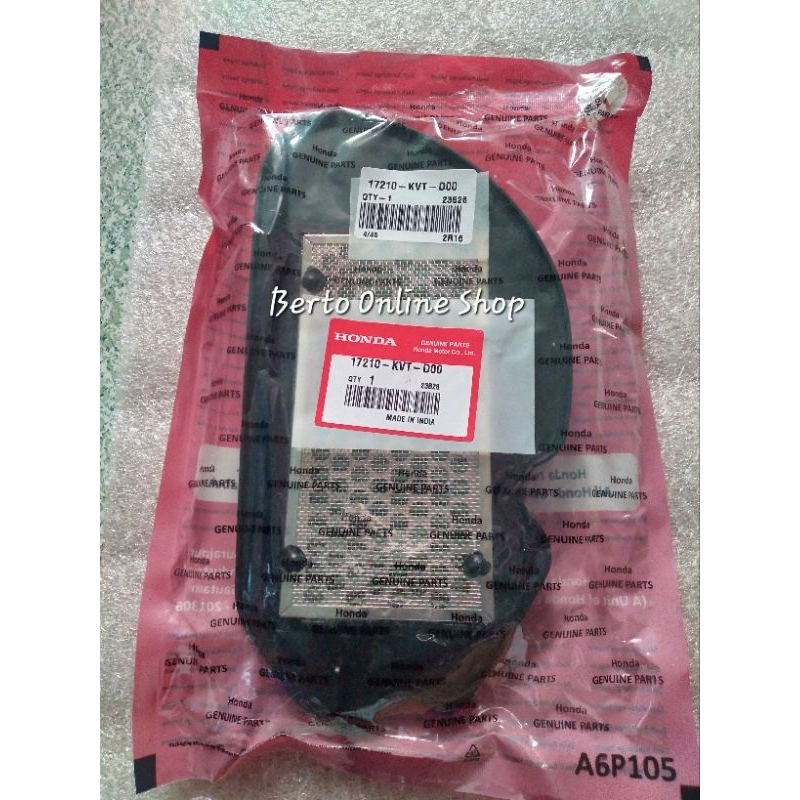Authentic Honda Genuine/Original|Honda Dio 110, Navi110 Air Cleaner (Filter) Element (17210-KVT ...