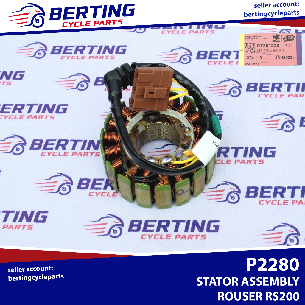 STATOR ASSEMBLY Rouser RS200 Genuine DT351006 OR DT351008 | Shopee ...