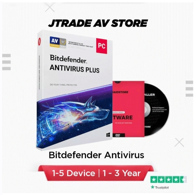 Genuine Bitdefender Antivirus PLUS - Original | Shopee Philippines