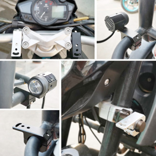 Aluminum Alloy Motorcycle Bumper Spotlight Auxiliary Lamp Bracket LED ...