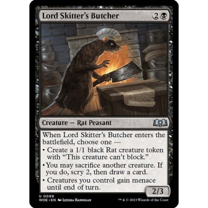 Lord Skitter's Butcher - WOE - Uncommon - MTG Cards (WotC) | Shopee ...