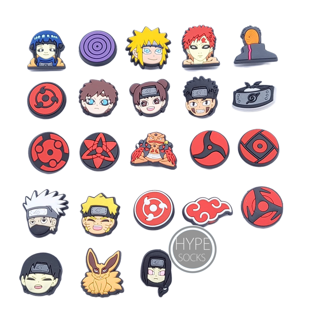 Japanese Anime Naruto Jibbitz for Charms Accessories Charms Itachi ...
