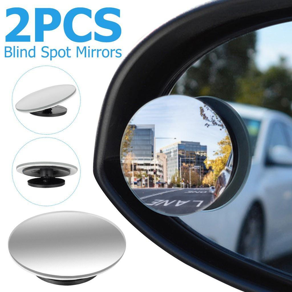 Car Motorcycle Blind Spot Mirror Waterproof 360 Rotatable 3M Adhesive ...