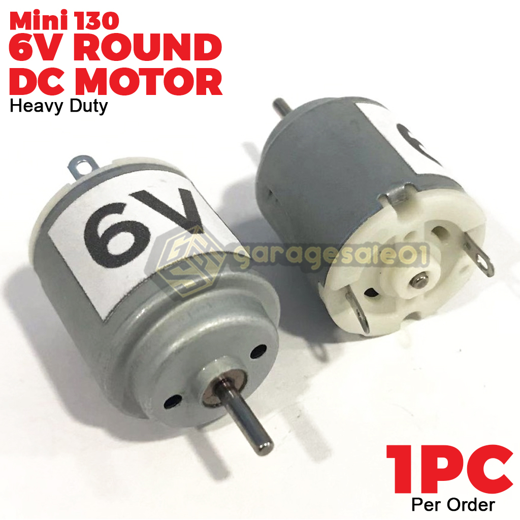 130 Mini DC Motor 6V 6 Volts | Shopee Philippines