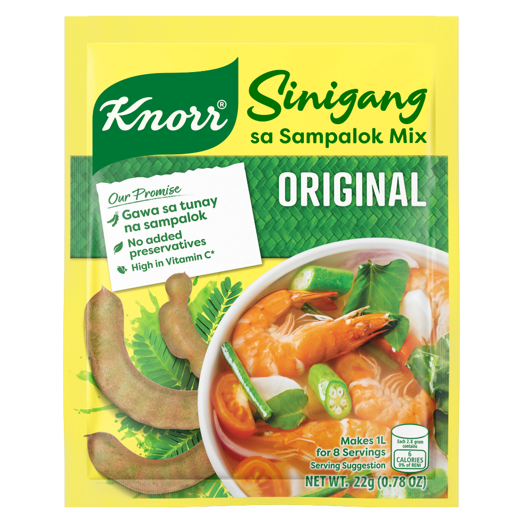 Knorr Sinigang sa Sampalok Original Mix 22g | Shopee Philippines