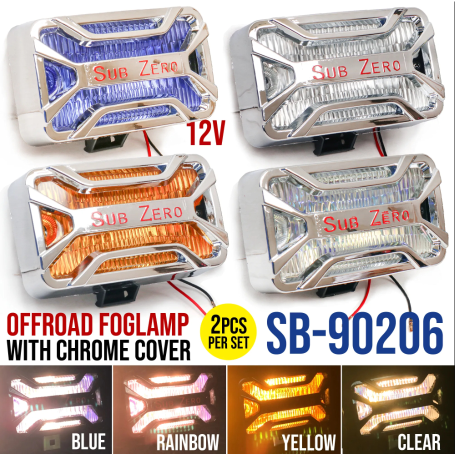 Sub Zero Car Foglamp Offroad Foglight with Chrome grill SB-90206 2pcs ...