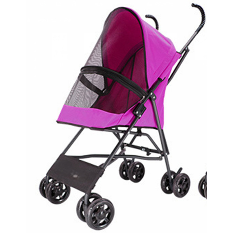 Lightweight pet stroller, out-going cart, installation-free, stow-away ...