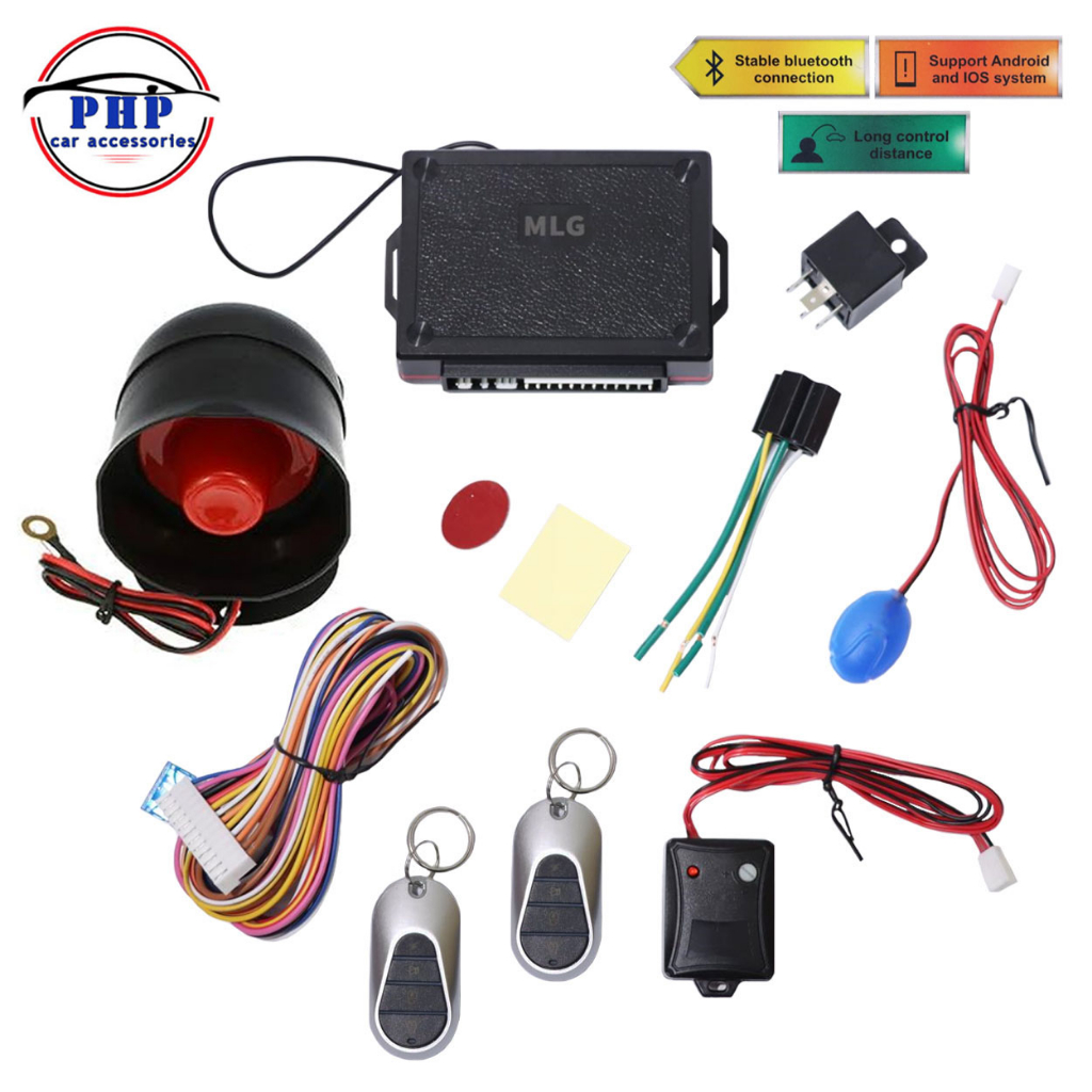 Universal Bluetooth Car Alarm System Anti-Theft Central Locking with ...