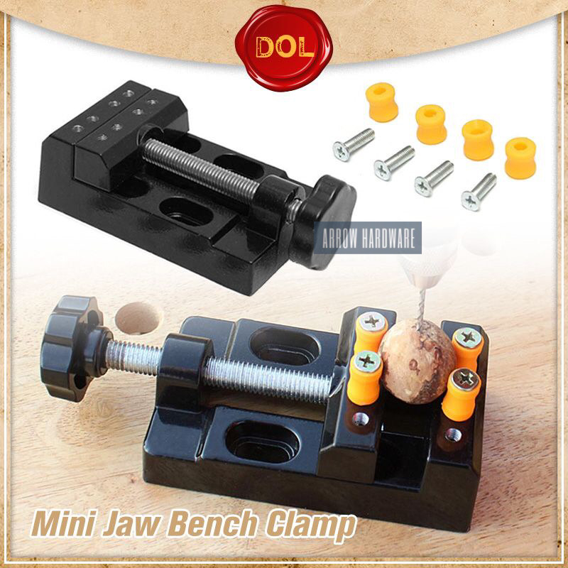 57mm Adjustable Mini Jaw Bench Clamp Fixed Table Vise DIY Sculpture ...