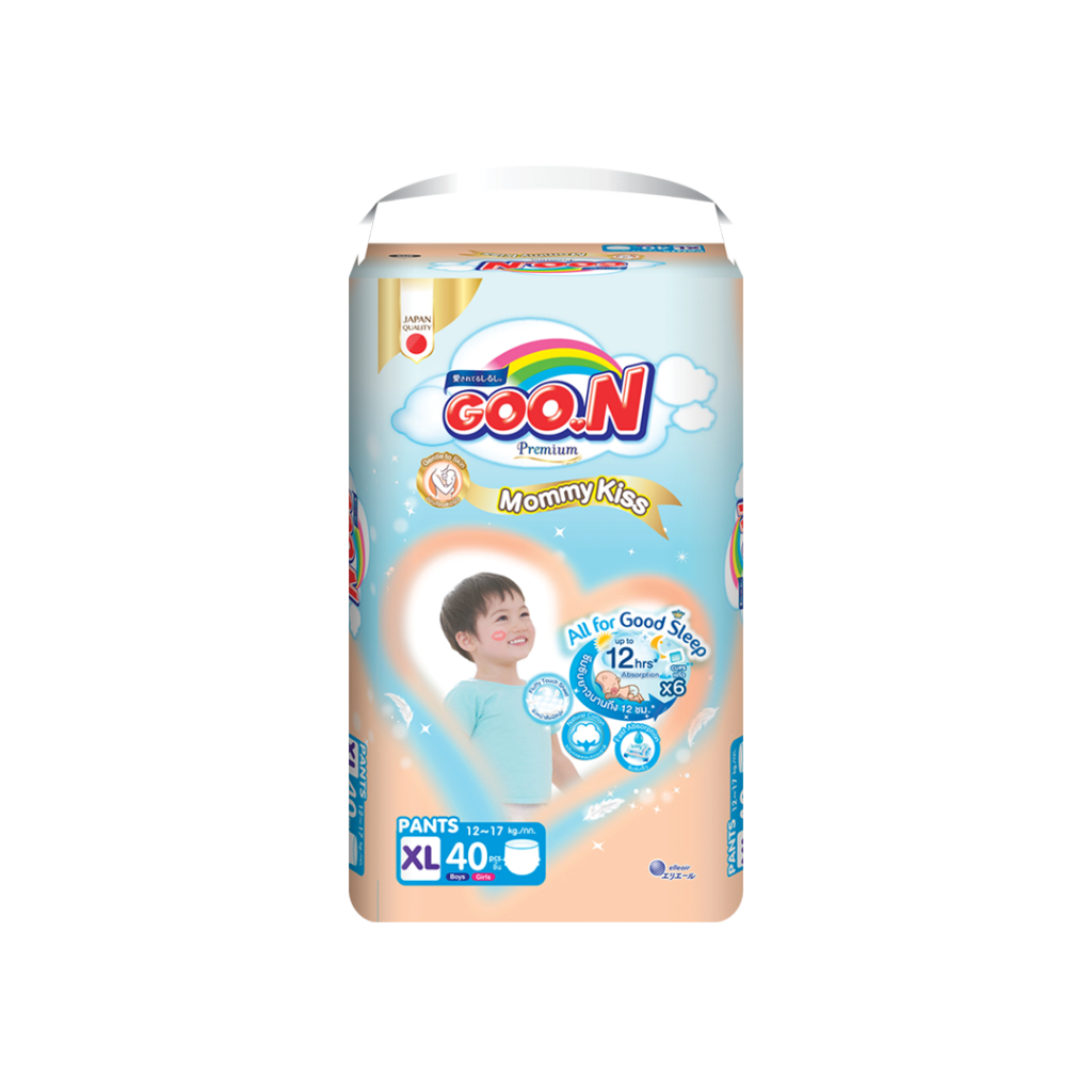 Goo.N Premium Mommy Kiss Diaper Pants Xl40 | Shopee Philippines