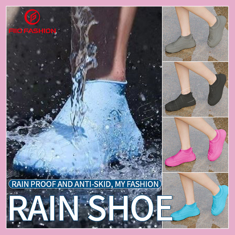 Shoe Cover Rainproof Boots Silicone Reusable Overshoes Rubber ...